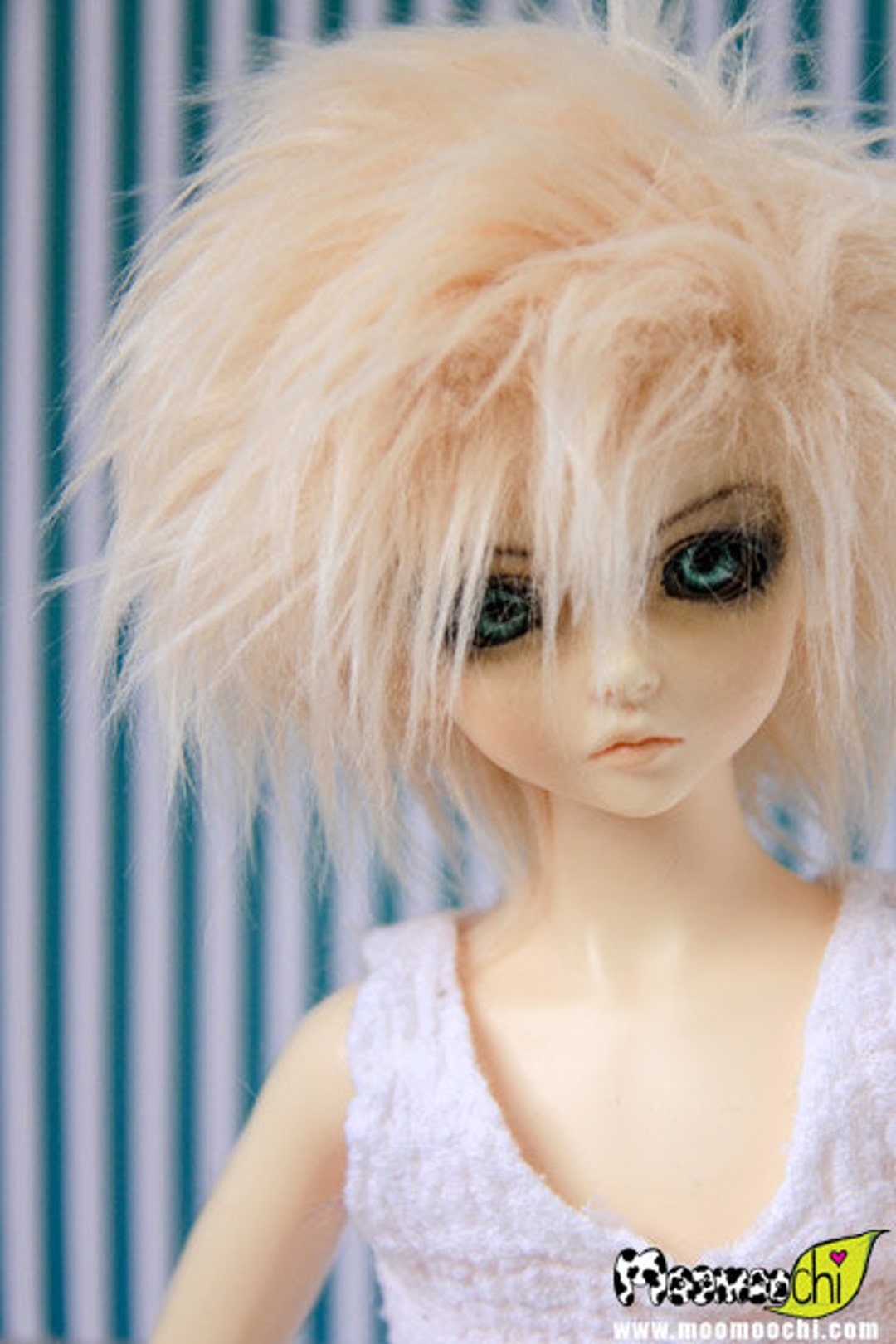 Hidden Dreams™ Soft Blonde Color Bjd Fur Wig for Bjd Doll Size Uncle SD ...