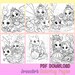 Cozy Moments, Cute Kawaii 30 Coloring Pages , Fantasy Princess and ...