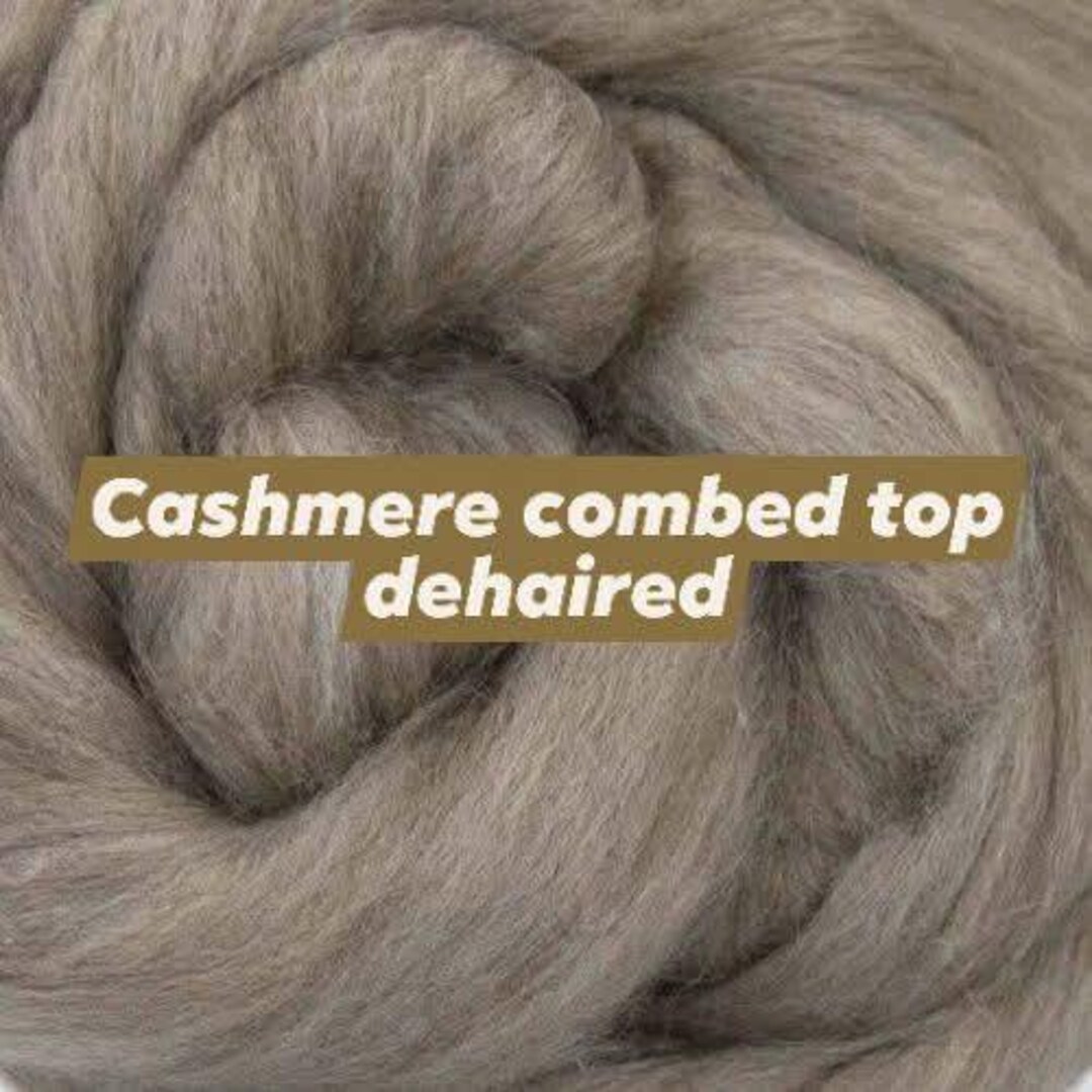 Ultra Luxury Dehaired Brown Cashmer*e Combed Top 16 Ounces Weight Ultra ...