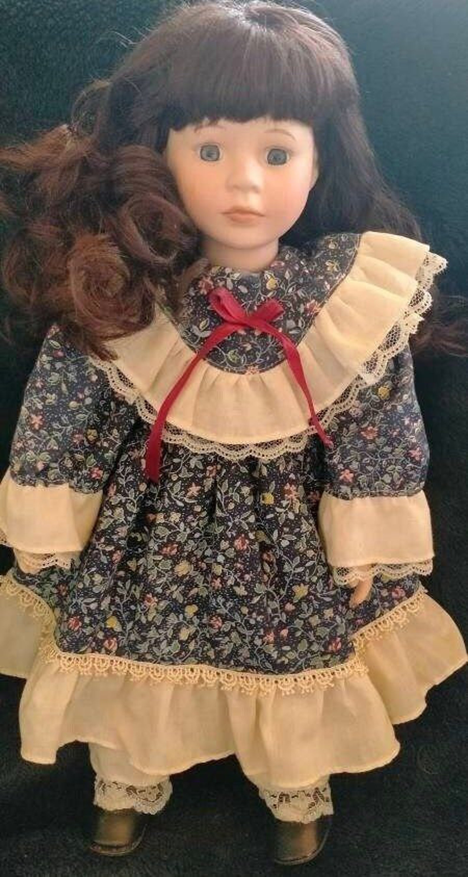 Vintage.collection Promenade Porcelain Doll "beatrice" 16"-41 Cm". - Etsy