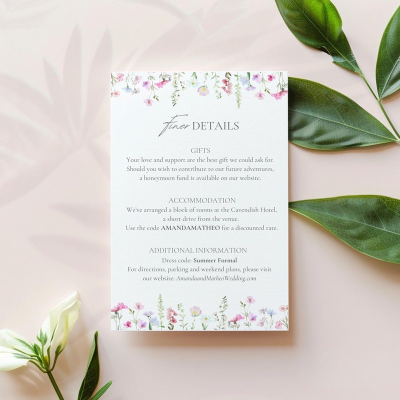 Accommodation Cards - Etsy