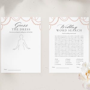 Bridal Shower Games Bundle, Editable Bridal Shower Game Bundle, Bridal ...