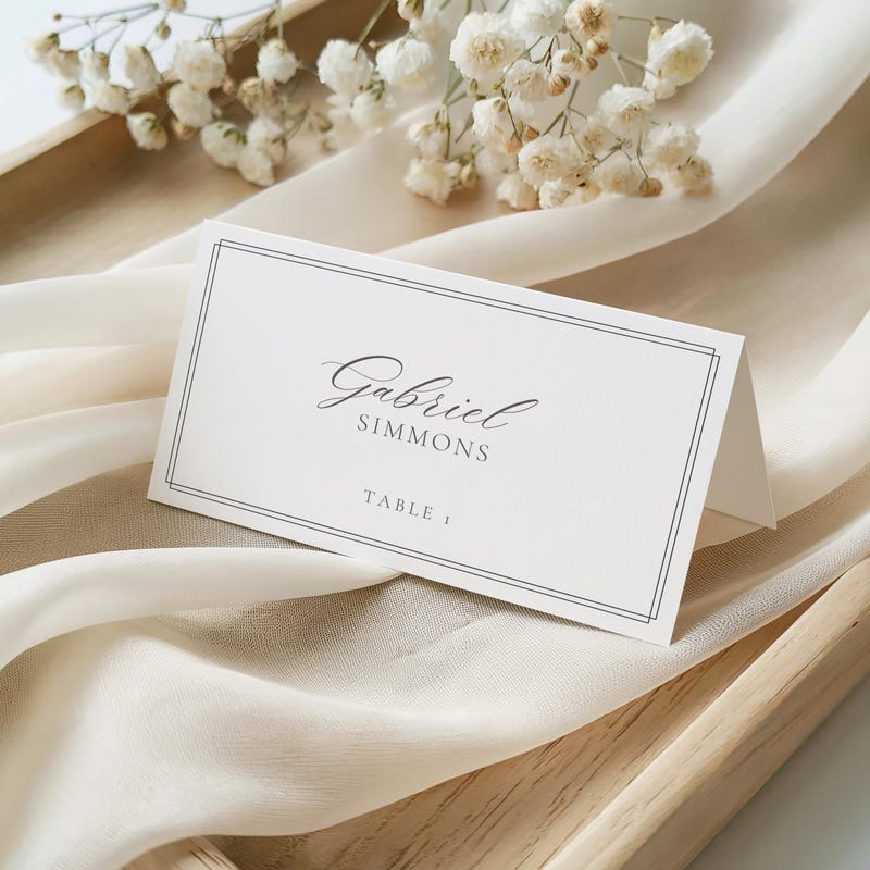Name Place Settings Svg - Etsy