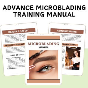 Microblading Training Manual: Eyebrow Tattoo Guide (PDF Ebook) - Etsy