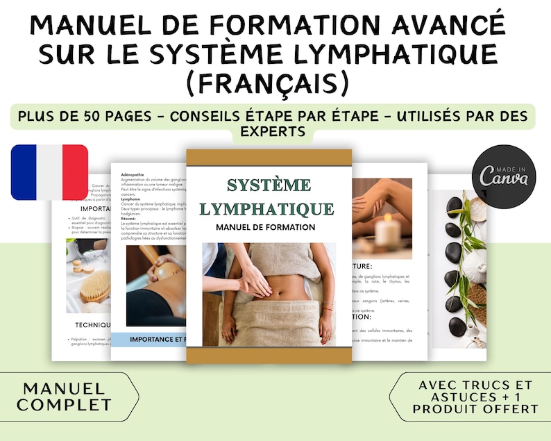 Lymphatic System Training Manual: Canva Ebook, Student Guide - Etsy