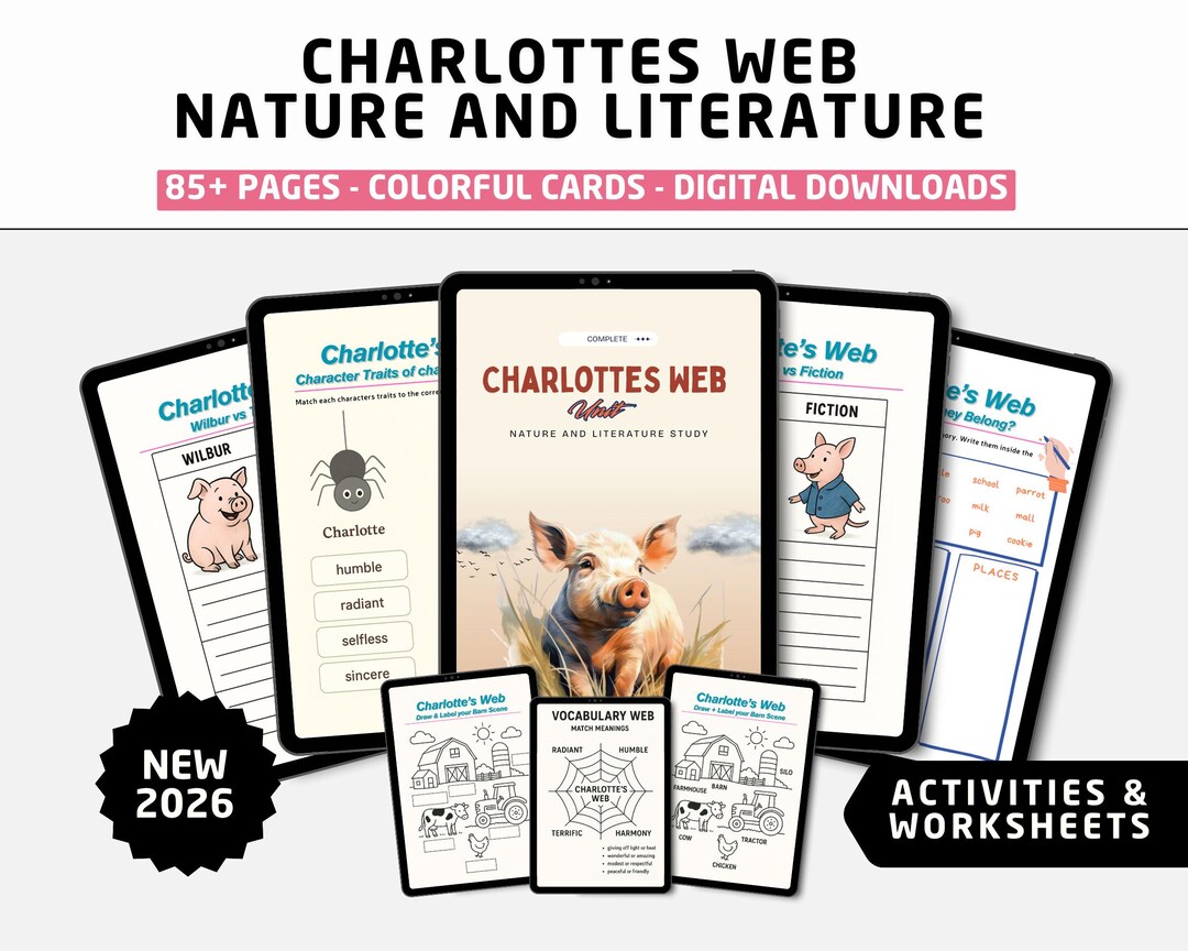 Charlottes Web Nature and Literature Study, Charlotte Mason Living ...