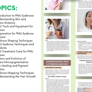 PMU Eyebrows Training Manual: Microblading, Ombre, Powder Brows ...