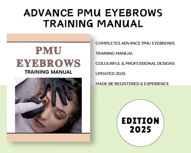 PMU Eyebrows Training Manual: Microblading, Ombre, Powder Brows ...