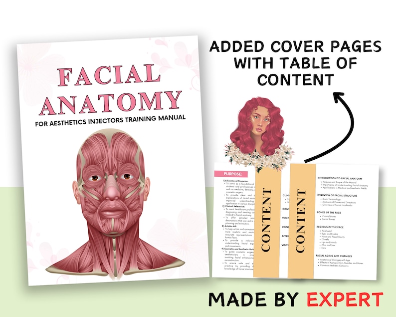 Facial Anatomy for Aesthetics Injectors Training Manual (PDF Ebook) - Etsy