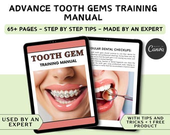 Tooth Gem Complete Training Manual & Certification, Tooth Gem Consent ...