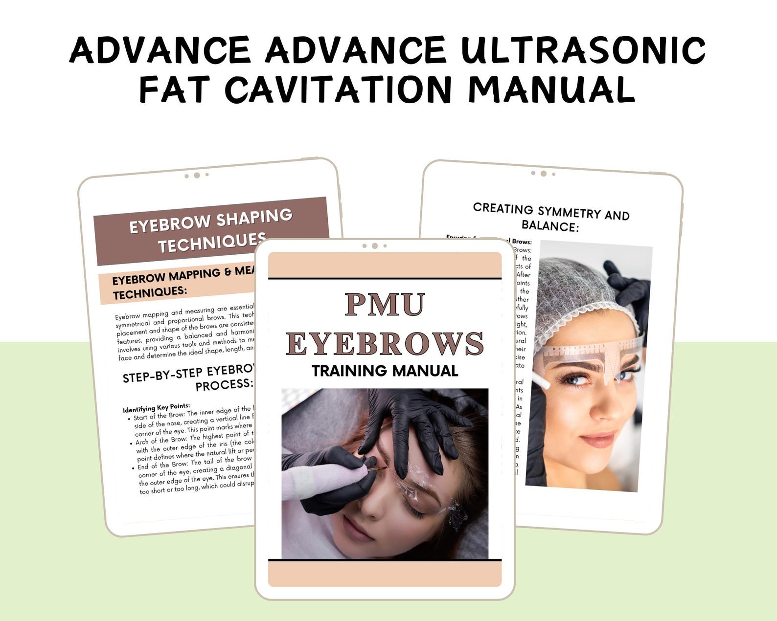 PMU Eyebrows Training Manual: Microblading, Ombre, Powder Brows ...