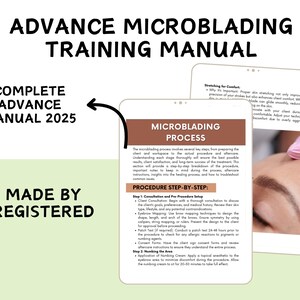 Microblading Training Manual: Eyebrow Tattoo Guide (PDF Ebook) - Etsy