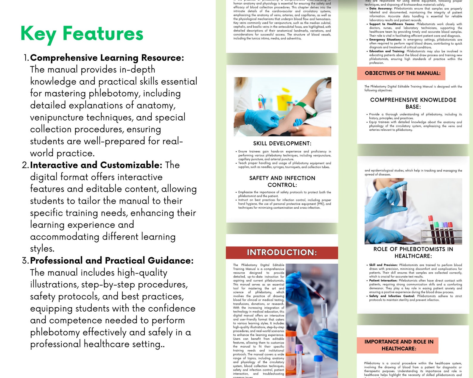 Phlebotomy Training Manual: Editable Digital Guide (canva) - Etsy