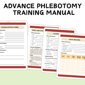 Phlebotomy Training Manual: Editable Digital Guide (canva) - Etsy