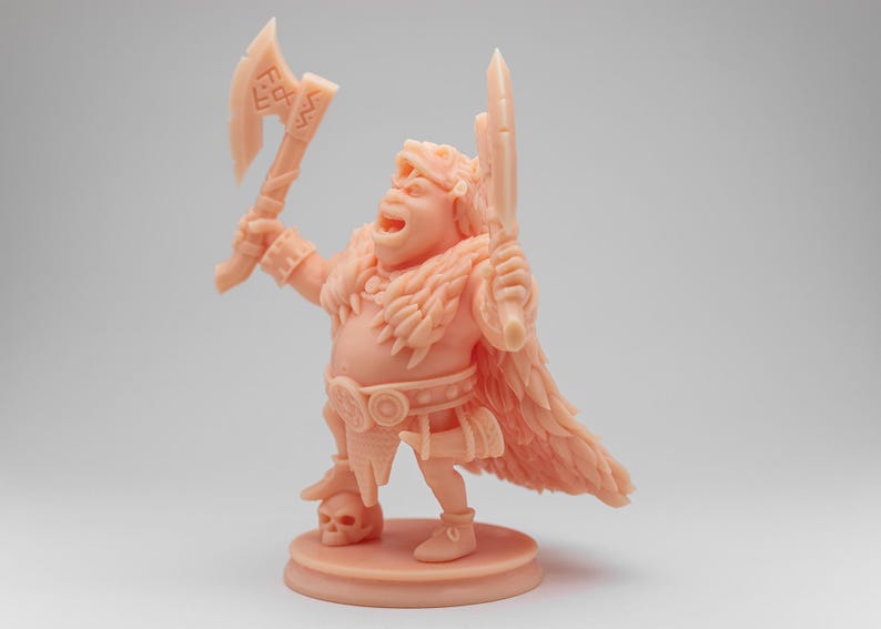 3D Printed Fan Made Shrek Warrior With Dual Axes 1/24 Scale 120mm ...
