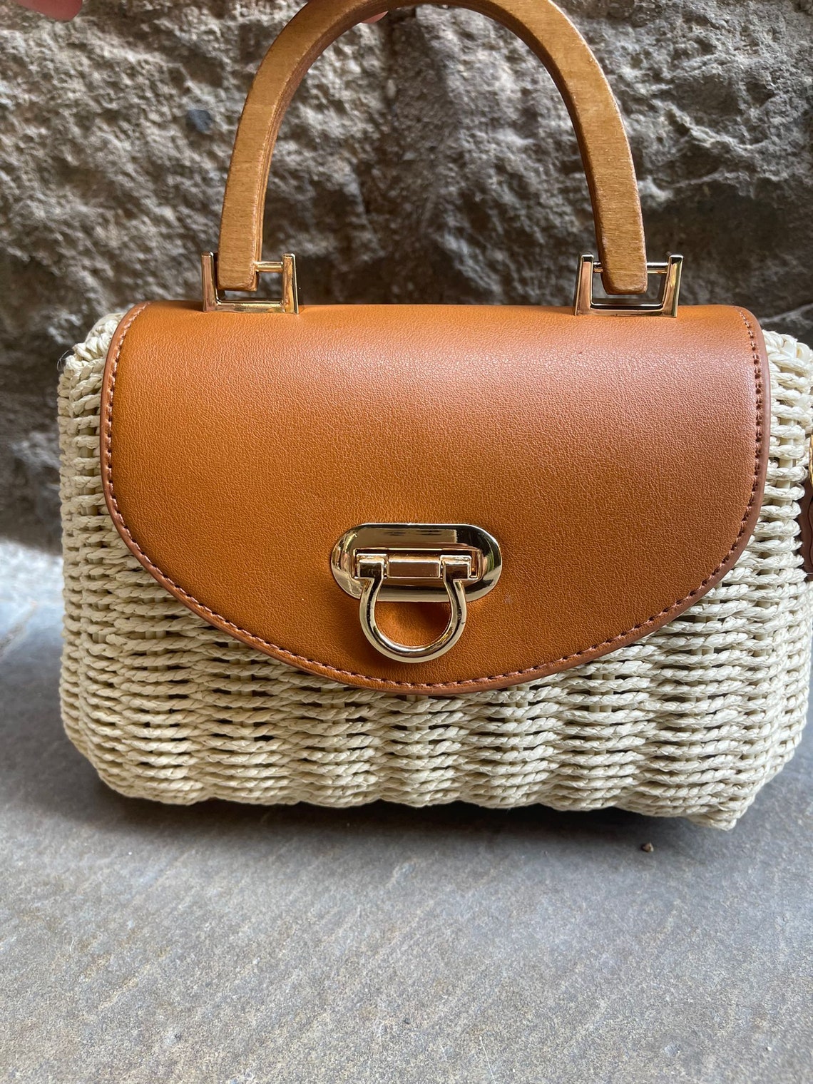 Vacation Purse, Straw Bags, Brown Leather Bags, Fashionable Summer Bags ...