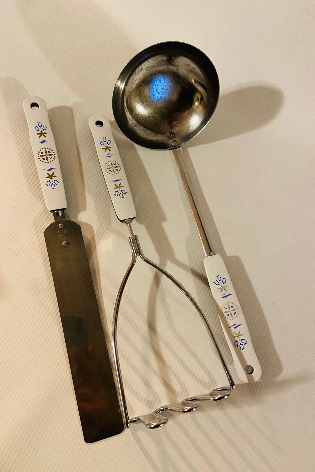 Vintage Ekco Dutch Tulip Utensil Set - Etsy