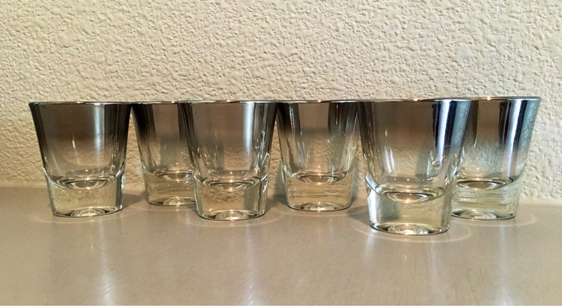 Vintage Ice Bucket and Shot Glass Set - Etsy