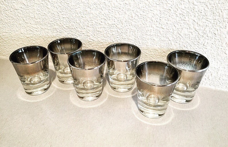 Vintage Ice Bucket and Shot Glass Set - Etsy
