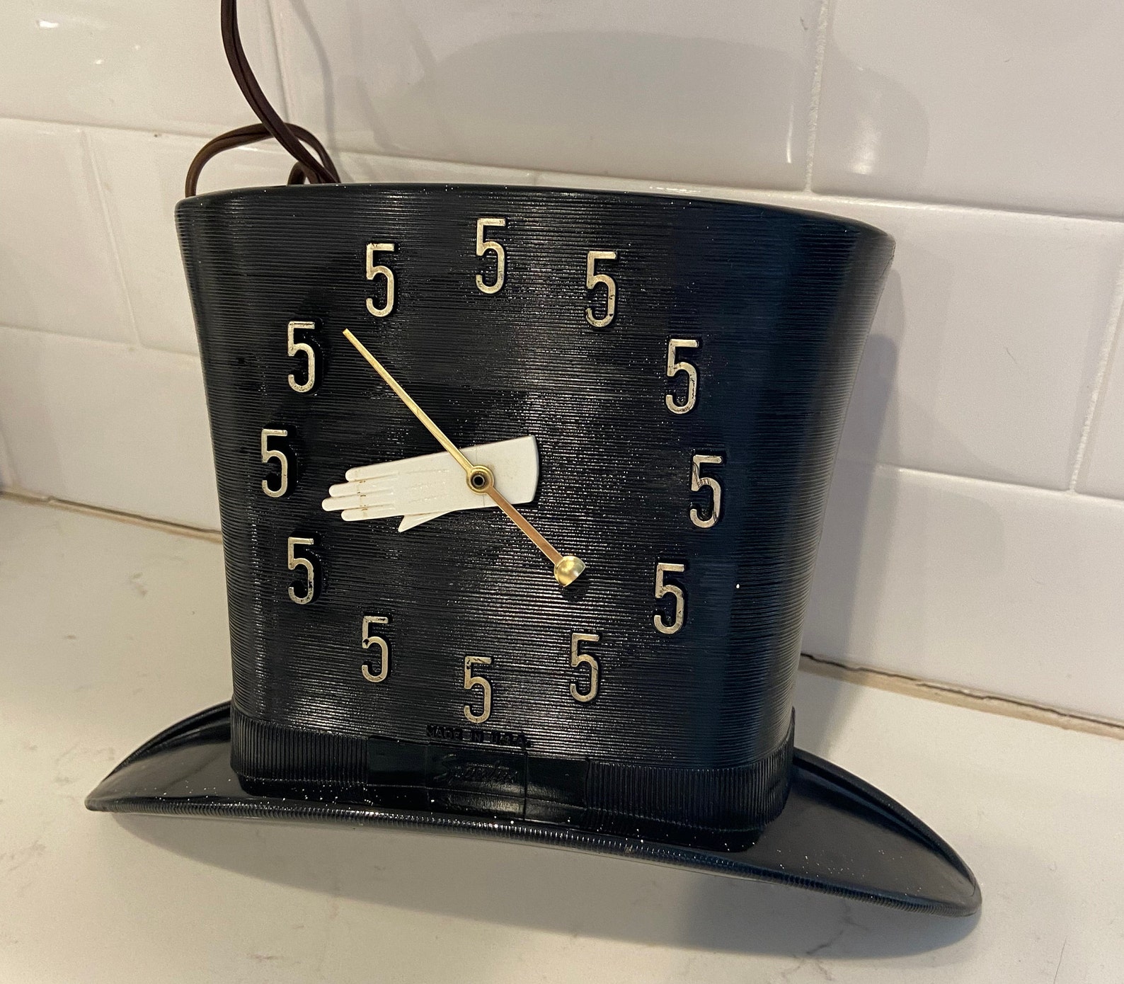 Vintage Spartus Happy Hour Top Hat Wall Clock - Etsy