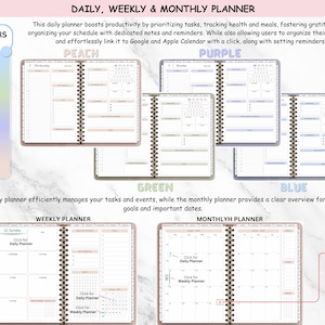 Digital Planner 2024 2025 Dated Digital Planners Goodnotes Planner iPad ...