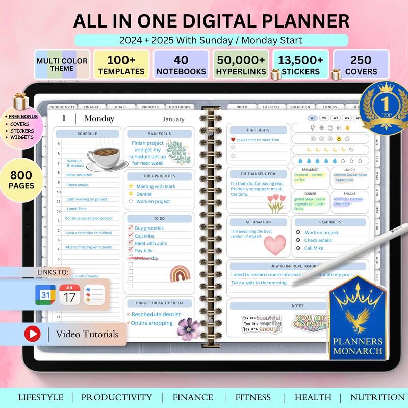 iPad Planner - Etsy