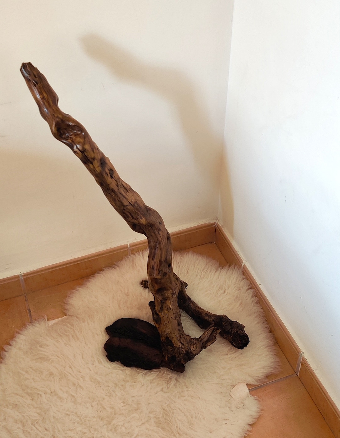 Home Decor Wooden Ocean Wave Sculpture Handmade Art Natural Beach Decor ...