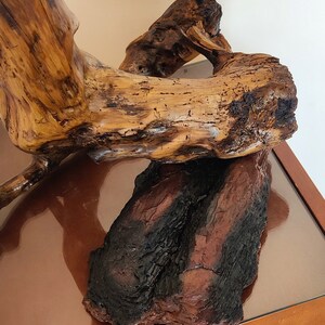 Home Decor Wooden Ocean Wave Sculpture Handmade Art Natural Beach Decor ...