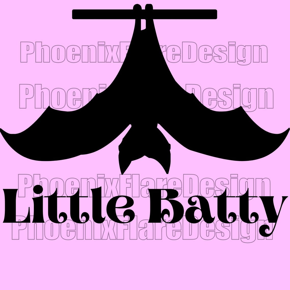 Little Batty Sticker Vehicle Vinyl Decal Car Truck Jeep Decal Sticker ...