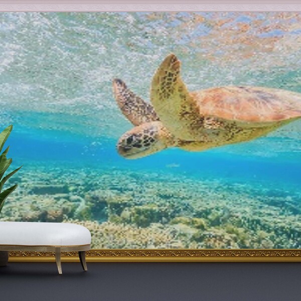 Turtle Wallpaper - Etsy