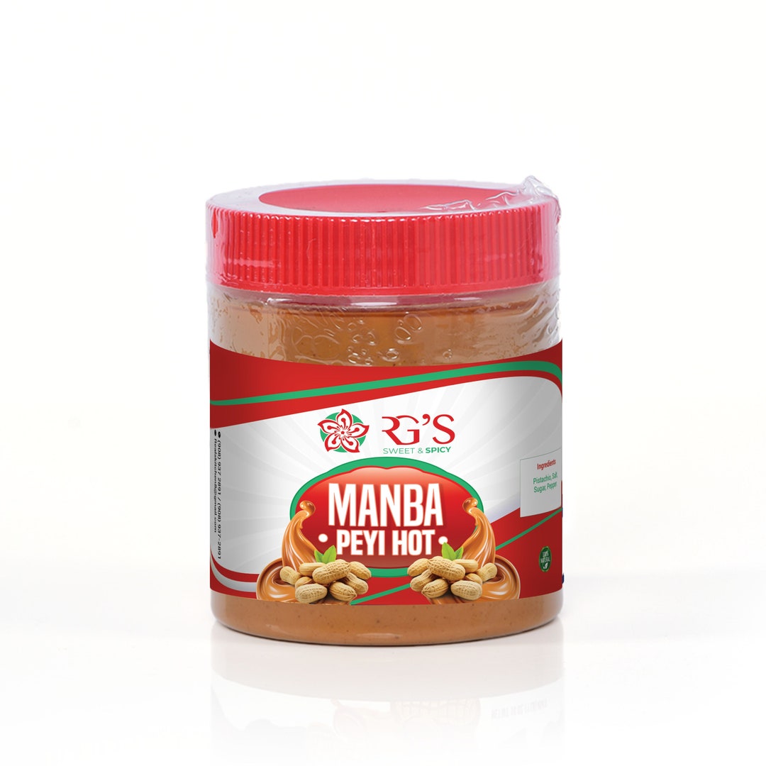 Authentic Haitian Manba Spicy Peanut Butter Natural and Organic ...