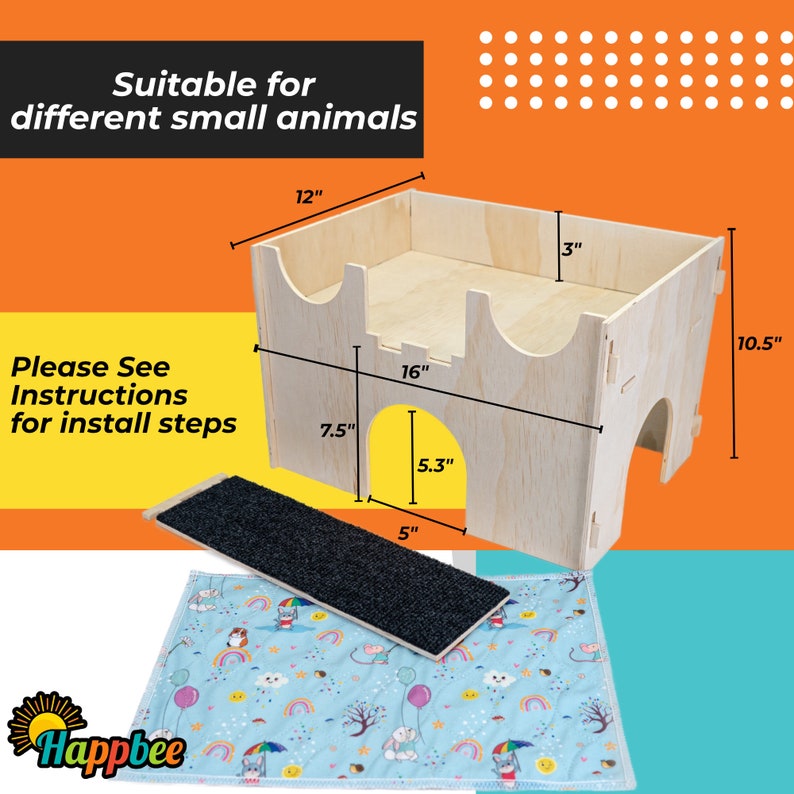 Guinea Pig Hideout for Small Pets - Etsy