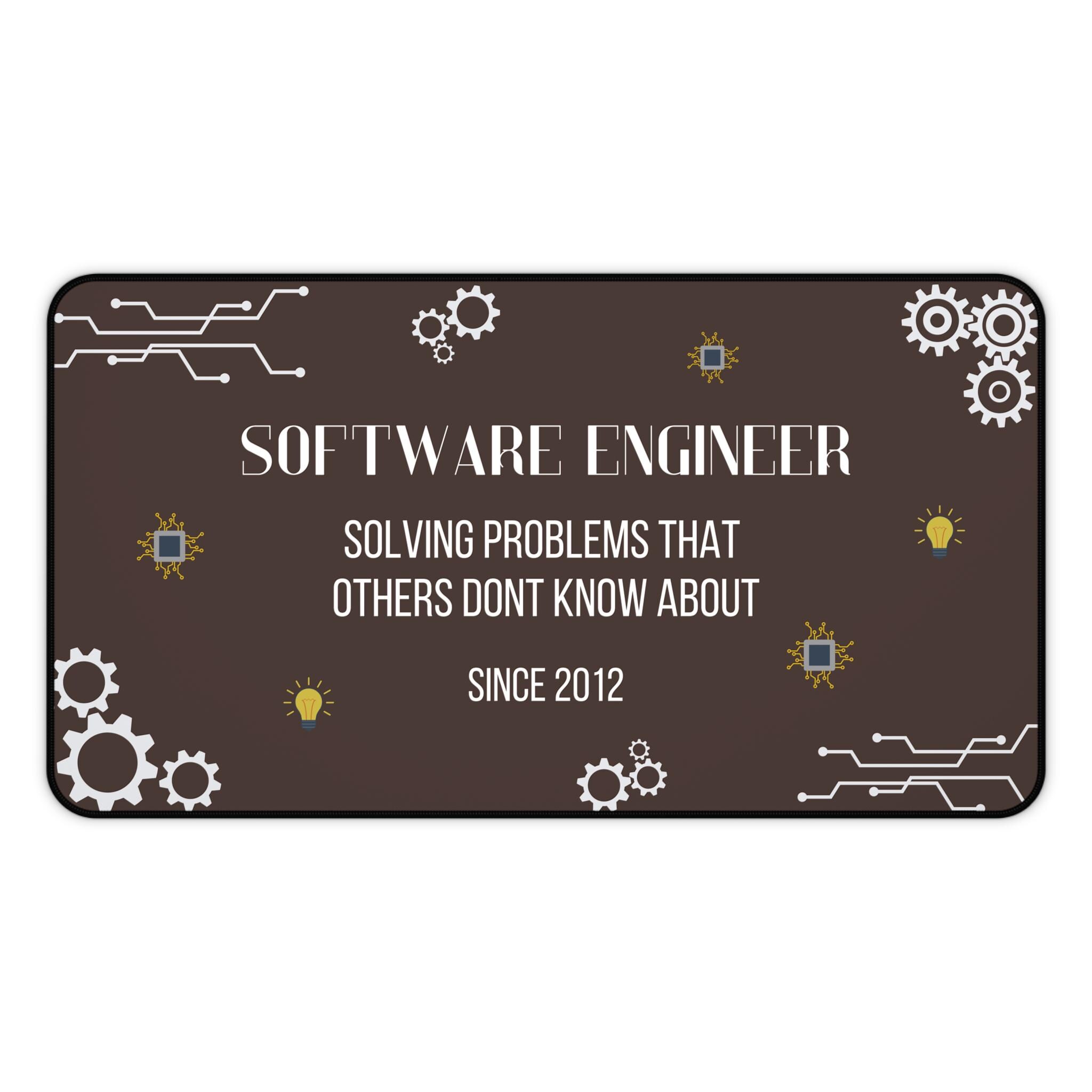 Personalized Desk Mat, Engineer Desk Mat, Minimalistic Desk Mat ...