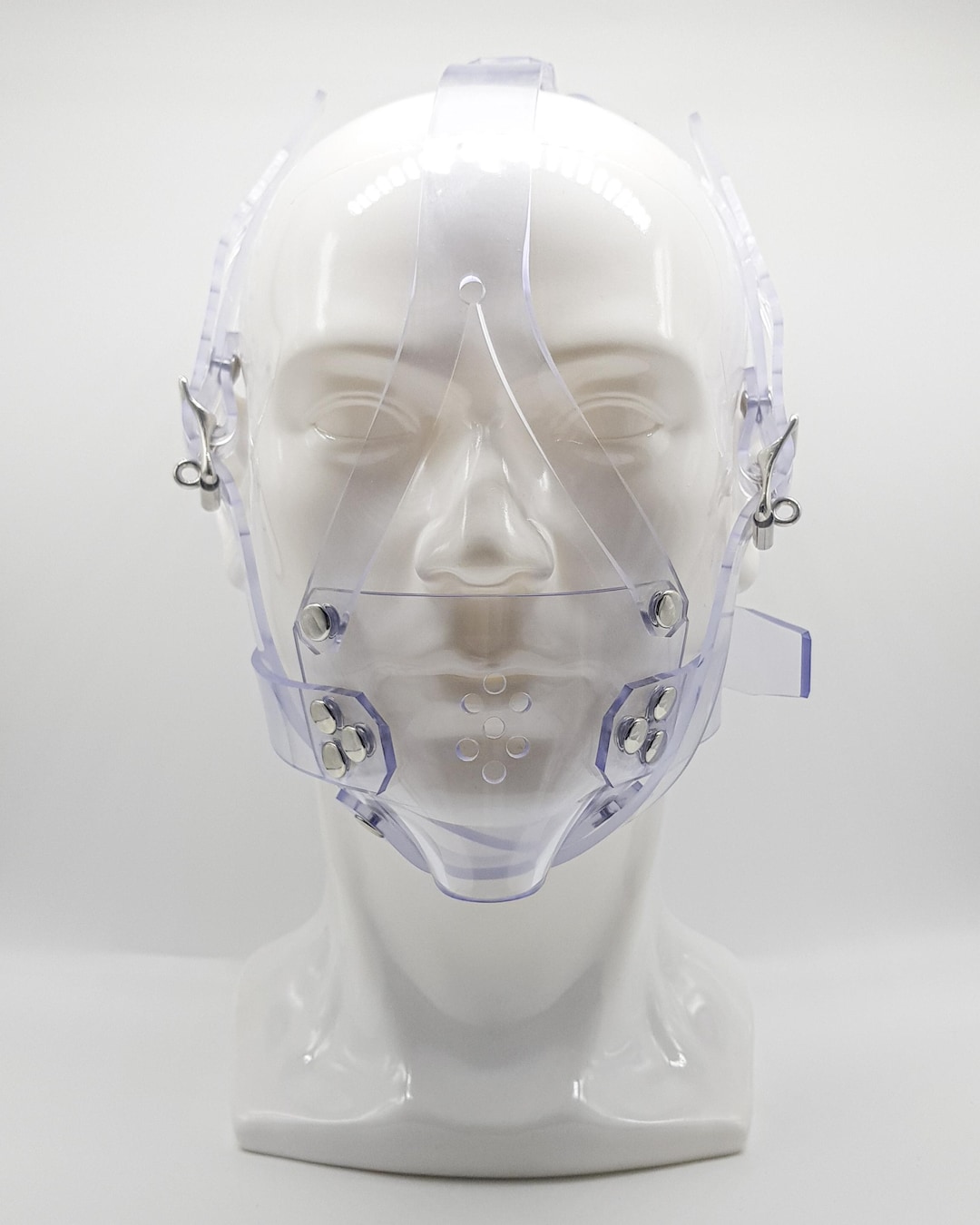 Transparent PVC BDSM Face Muzzle With Head Harness MATURE 18 - Etsy UK