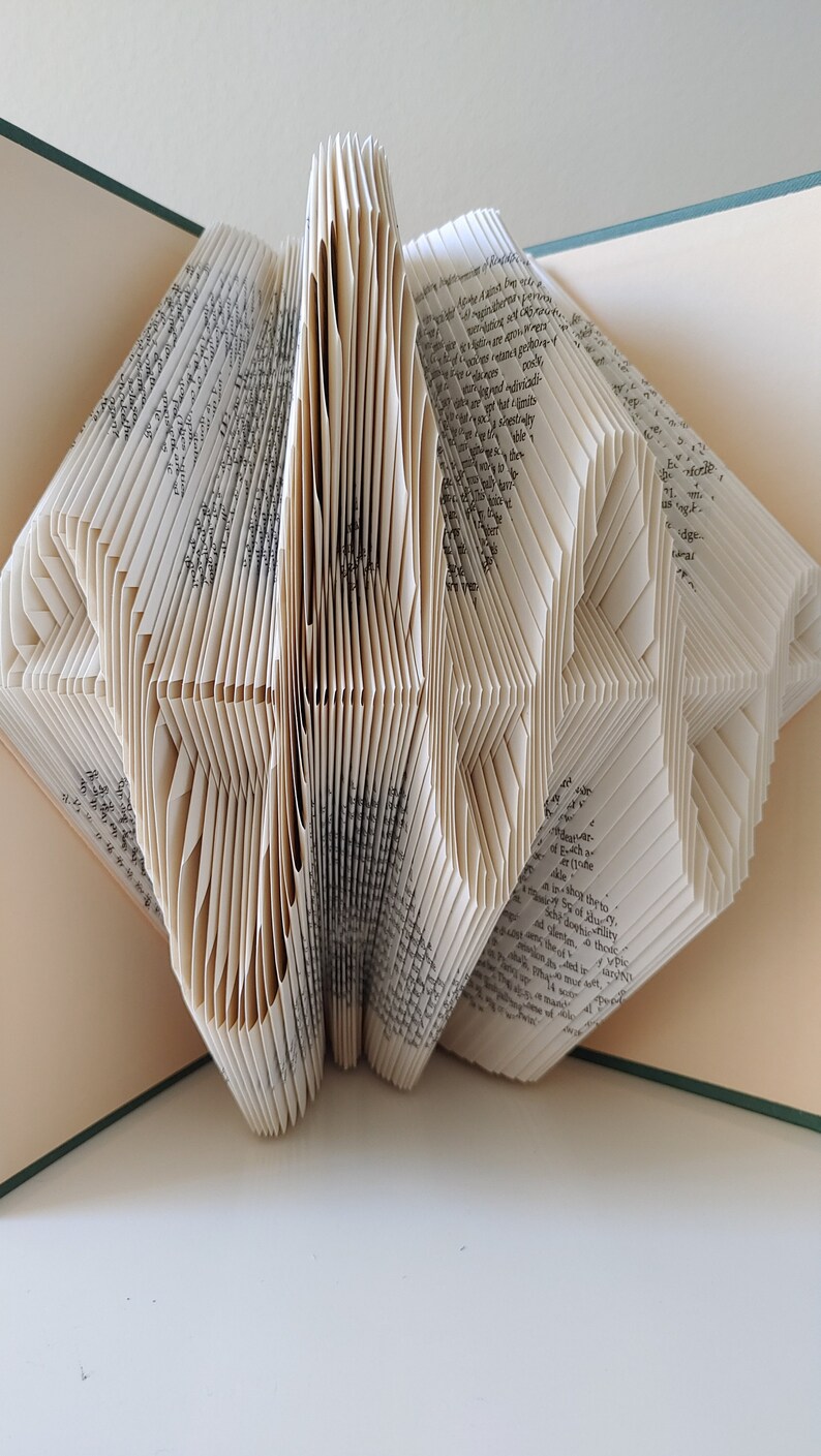 Book Folding Art Pattern: Empty Waves - Etsy
