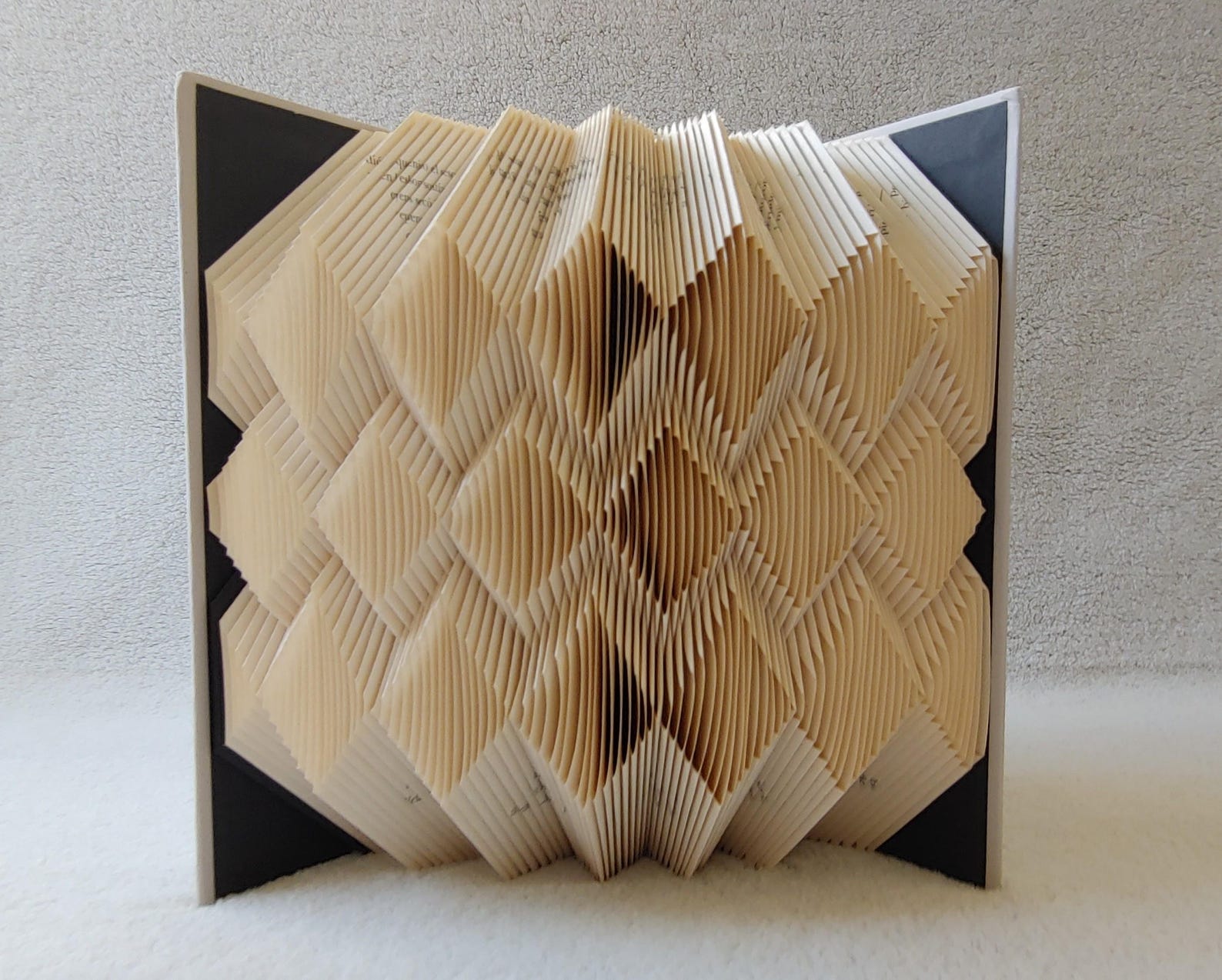 Book Folding Art Pattern: Diamonds - Etsy