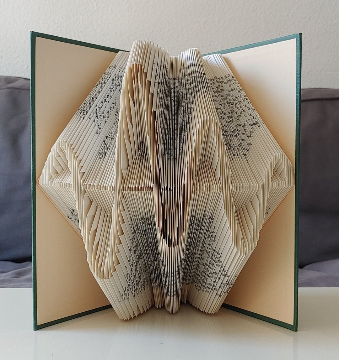 Book Folding Art Pattern: Empty Waves - Etsy