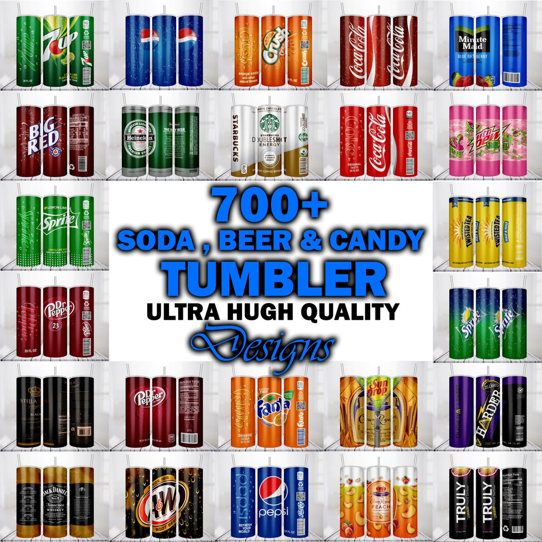 Liquor & Soda 700 Design Bundle Tumbler Wrap Print Shop Starter Pack ...