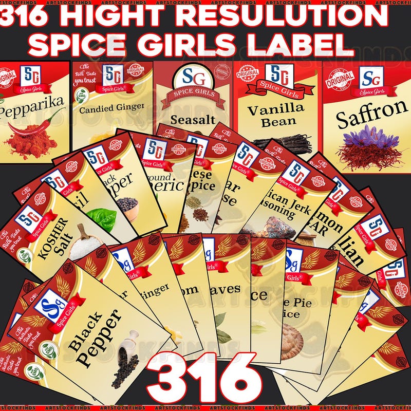 Printable Mccormick Spice Labels - Etsy
