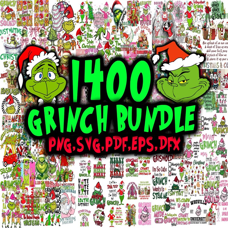 Grinch Svg File - Etsy