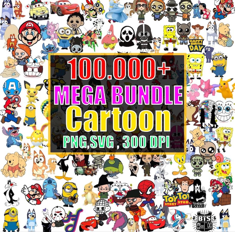 5M+ Design Mega Bundle: SVG, PNG, DXF, Tumbler Wrap, T-shirt, Mug ...