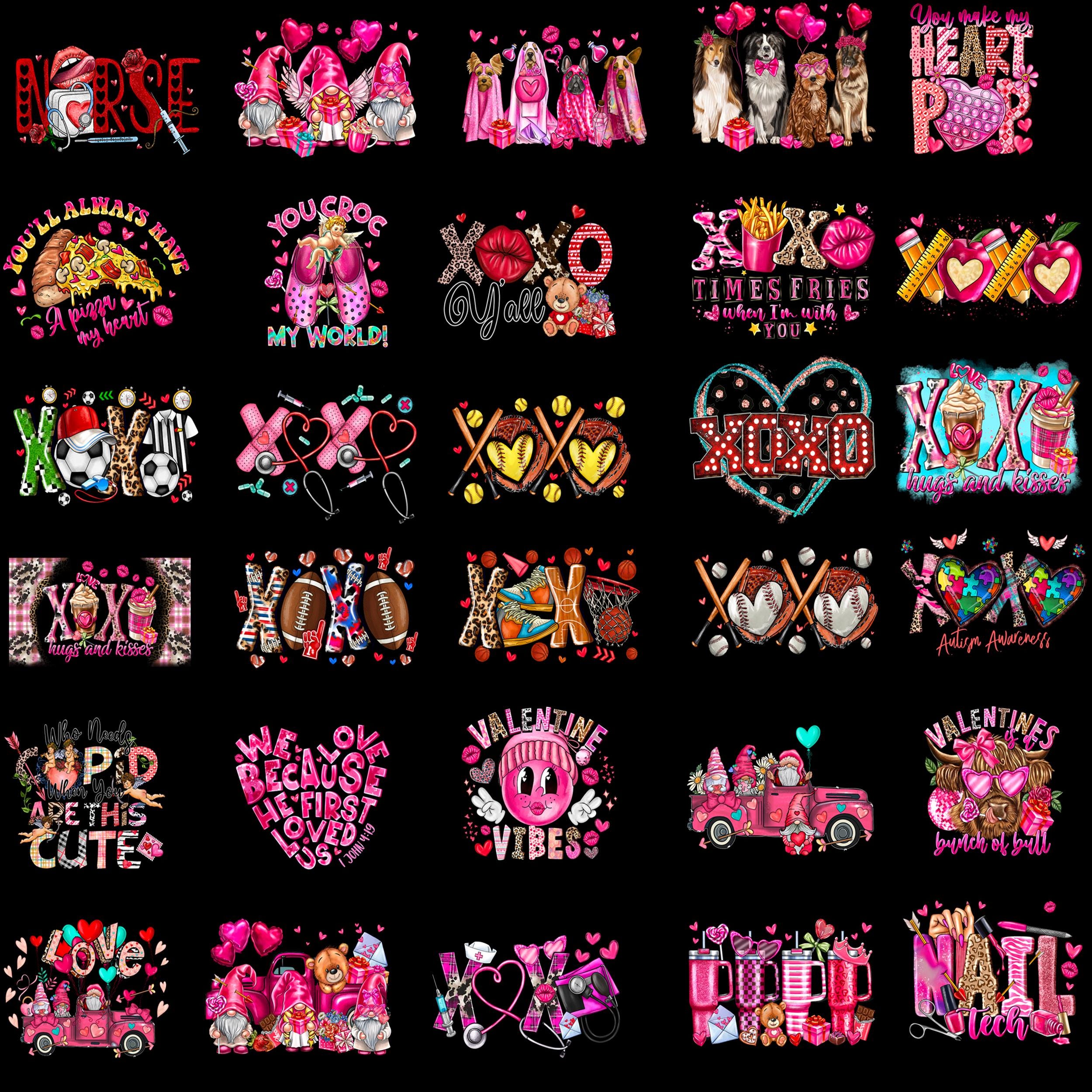 850 Valentines Day Png Mega Bundle Valentine's Day Quotes Glitter ...