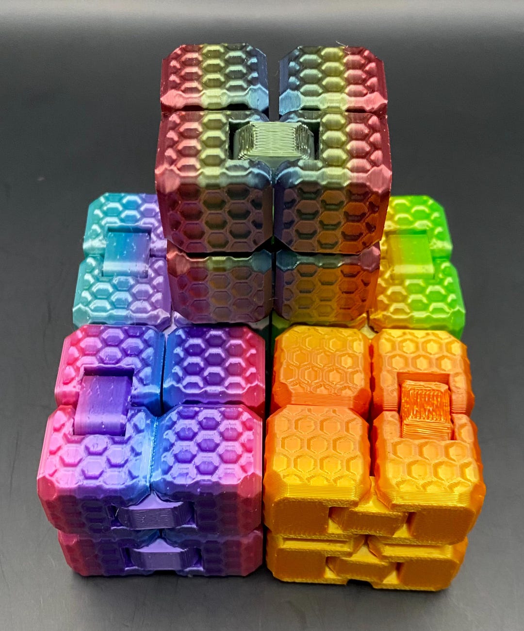 Fidget Infiniti Cube 5 Pack 3d Printed - Etsy
