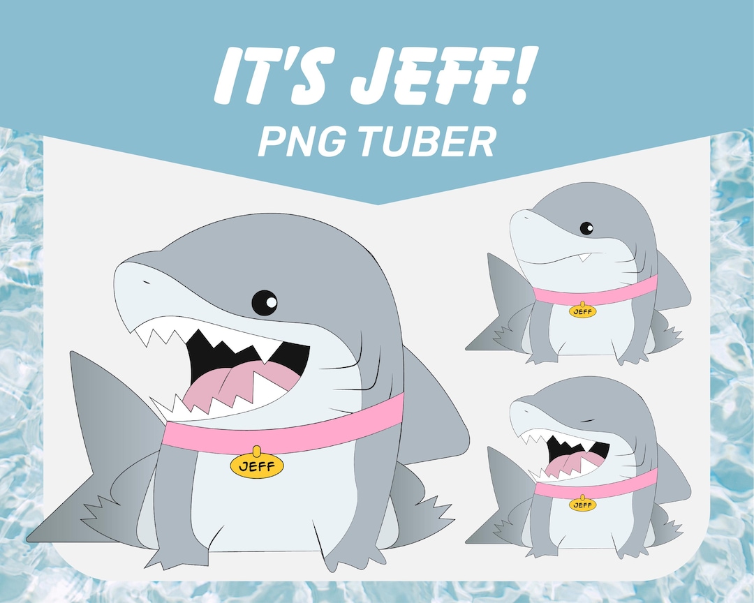 Pngtuber - ITS JEFF! Jeff the Land Shark | Marvel | Twitch | Youtube ...