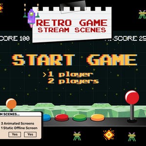 Retro Arcade Game Animated Scenes | Seamless Loop Animation | Anime ...