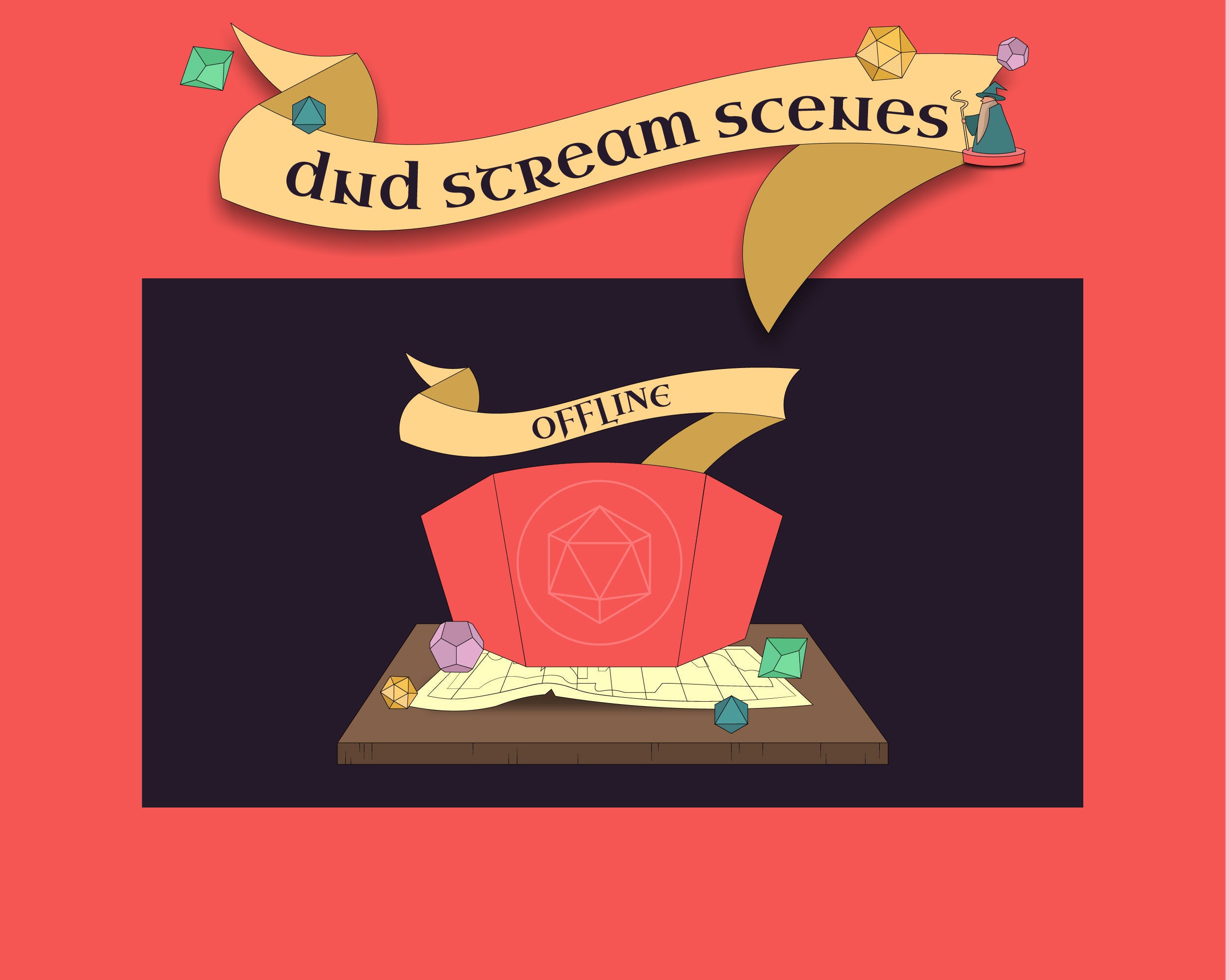 DND Themed Animated Scenes | Seamless Loop Animation | Cute Aesthetic ...