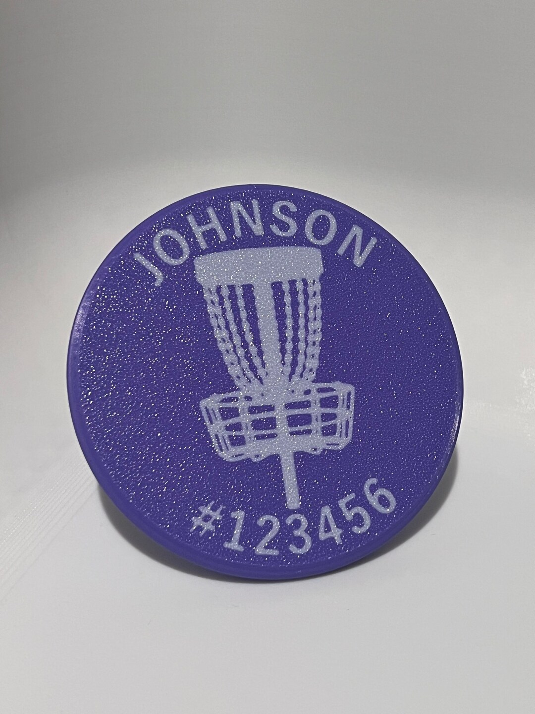 Personalized Disc Golf Mini Marker - Dual Color Design - Multiple ...