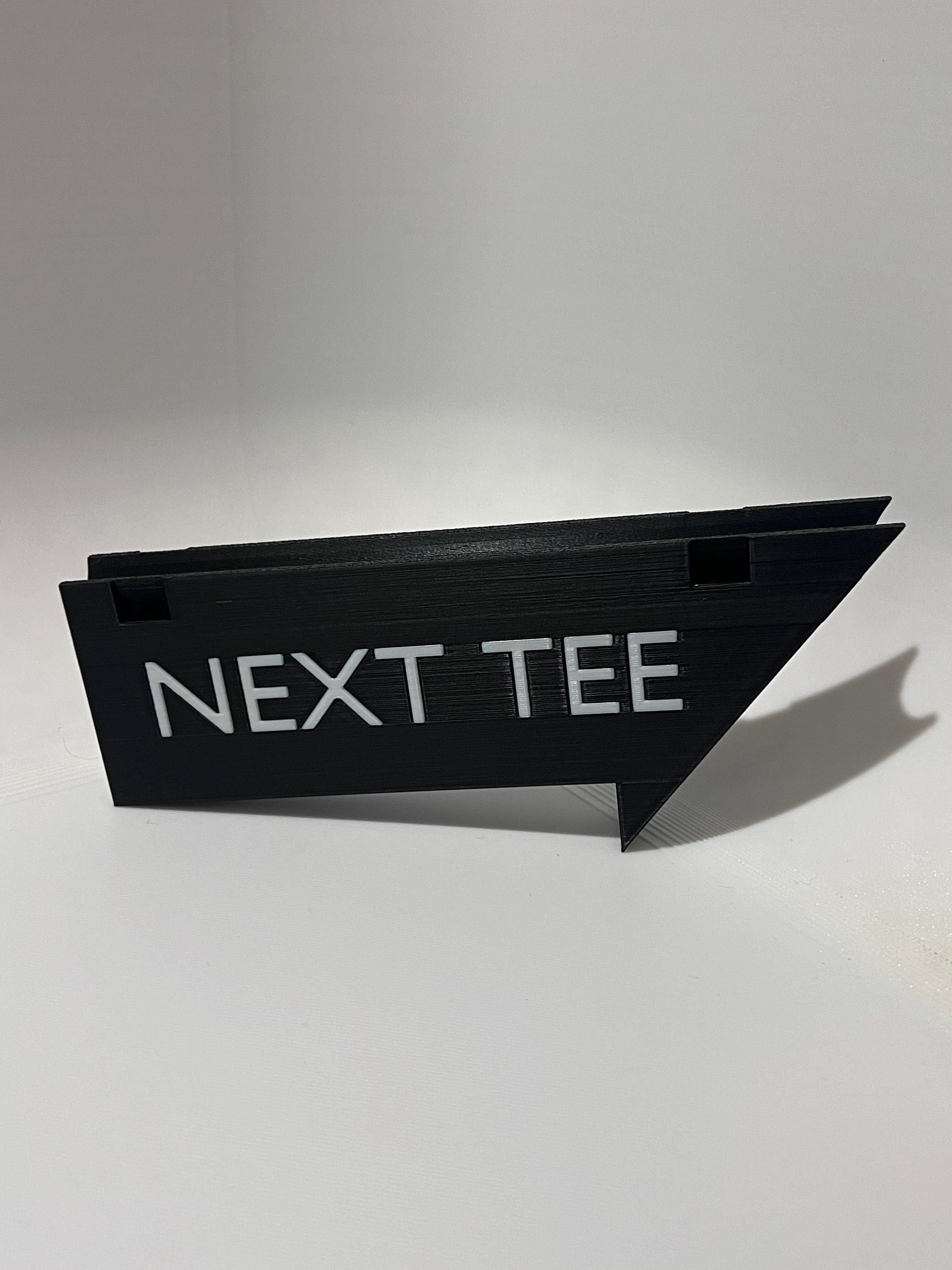 Disc Golf Next Tee Sign - 3D Printed - Multiple Colors Available - Etsy