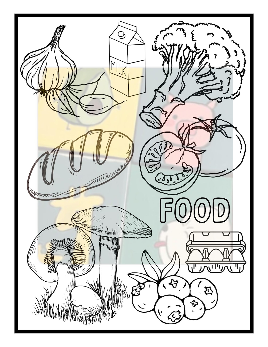 Colouring Pages for Grade School Food Colouring Pages Animal Colouring ...