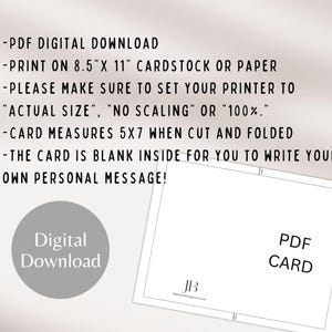 Baseball Father's Day Card, Printable Father's Day Card, PDF Download ...